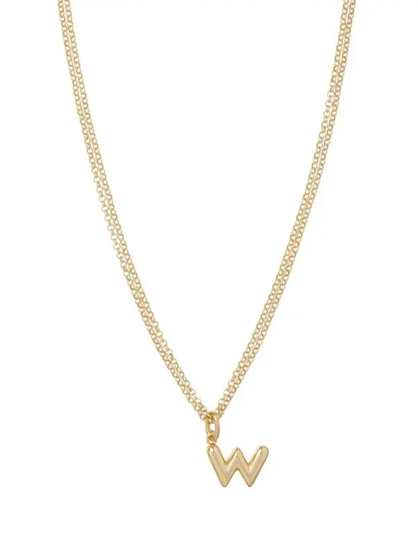 ROXANNE ASSOULIN The Puffy Initial Necklace - Gold