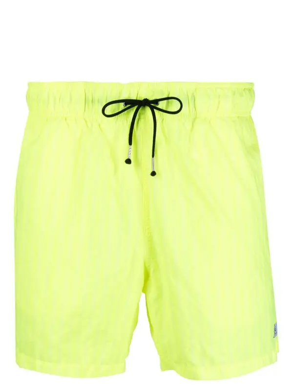 DEPARTMENT 5 Stripe-print Swim Shorts - Yellow