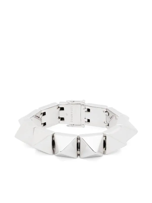 Eddie Borgo Large Pyramid Bracelet - Silver