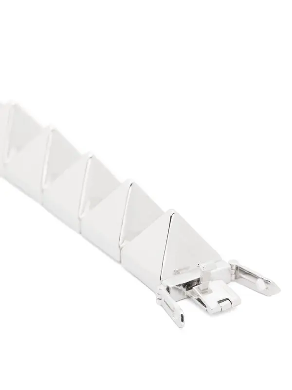 Eddie Borgo Large Pyramid Bracelet - Silver