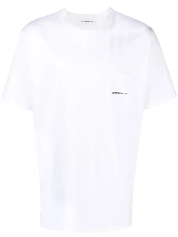 DEPARTMENT 5 Logo-print Cotton T-shirt - White