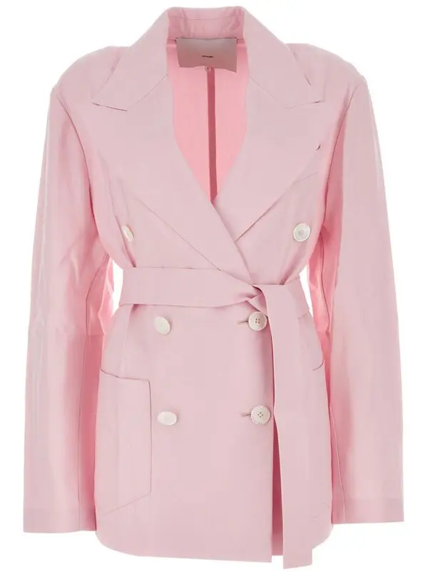SETCHU Origami Double-breasted Blazer - Pink