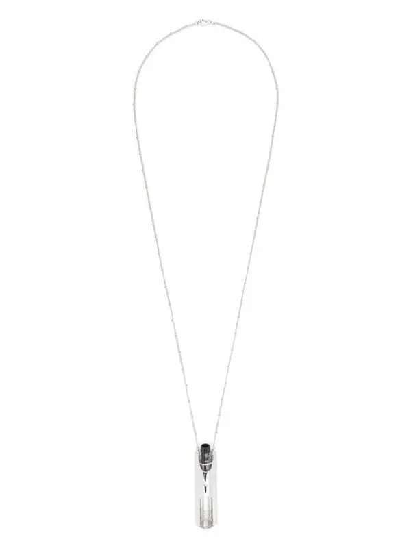 Eddie Borgo Ripple Pendant Necklace - Silver