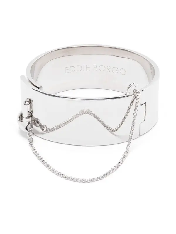 Eddie Borgo Safety Chain Cuff - Silver