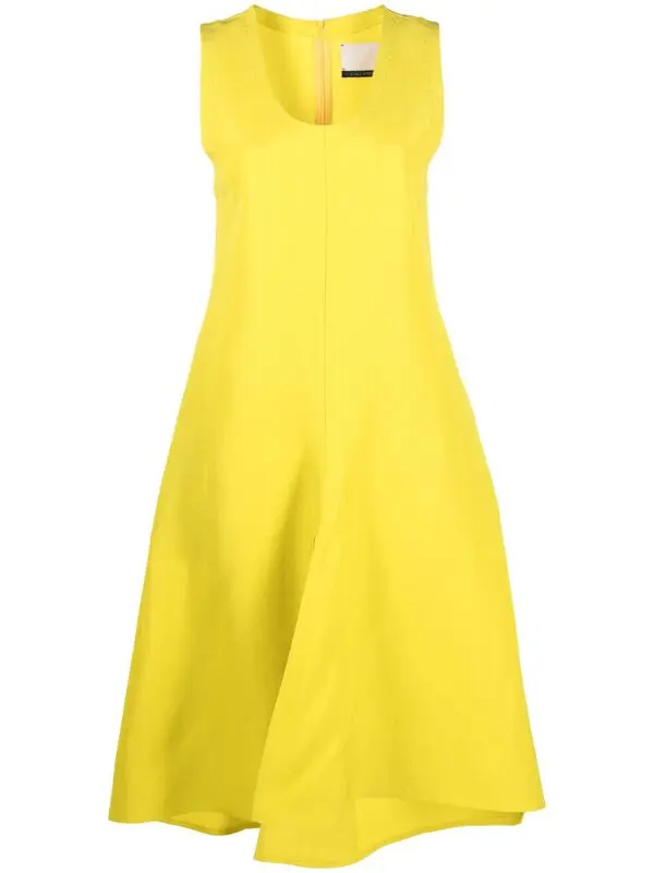 CALCATERRA Scoop-neck Midi Dress