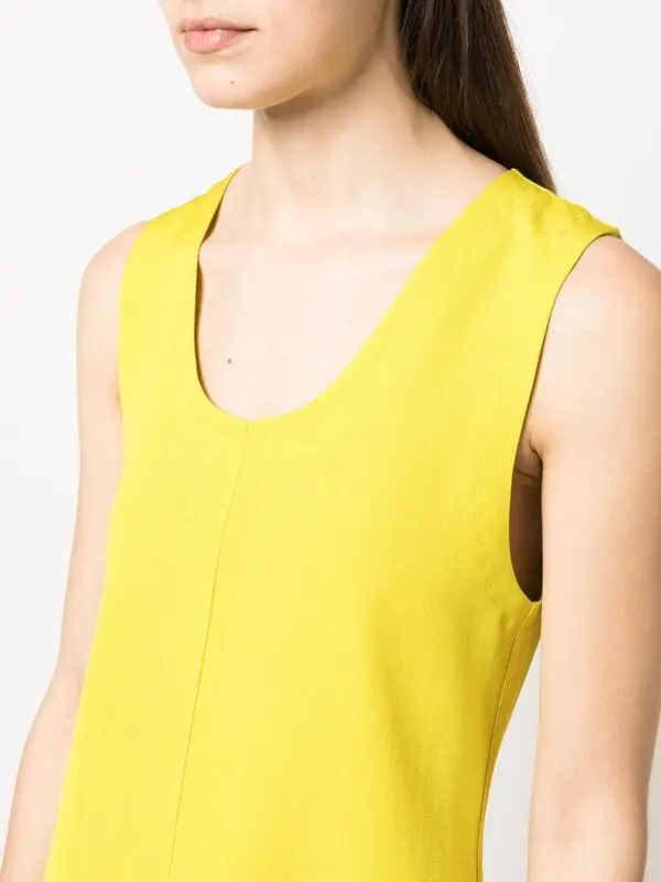 CALCATERRA Scoop-neck Midi Dress