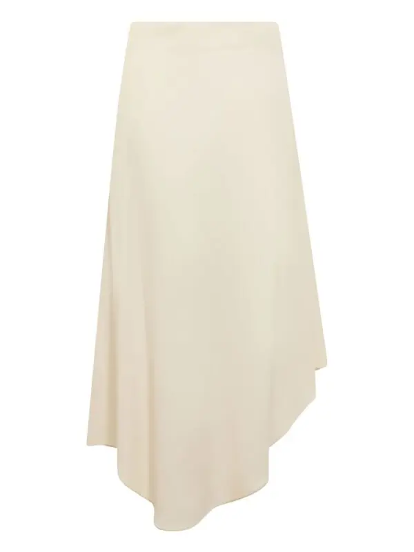 CALCATERRA Wave Midi Skirt - Neutrals