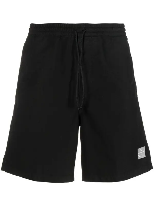 DEPARTMENT 5 Cotton Drawstring Shorts - Black
