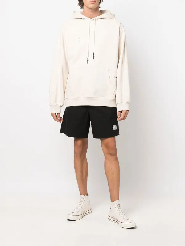 DEPARTMENT 5 Cotton Drawstring Shorts - Black