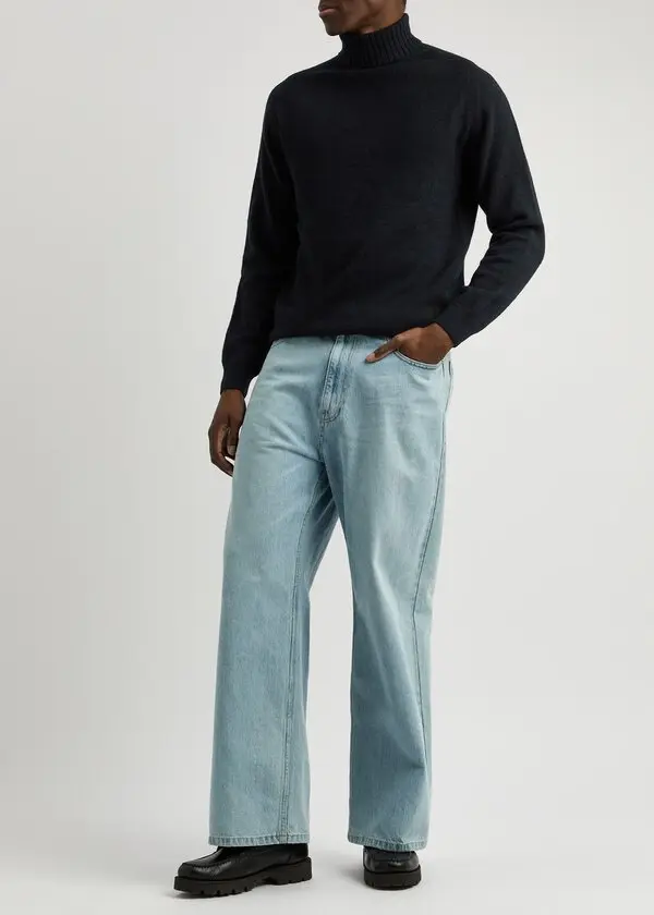 Sunspel Roll-neck Wool Jumper