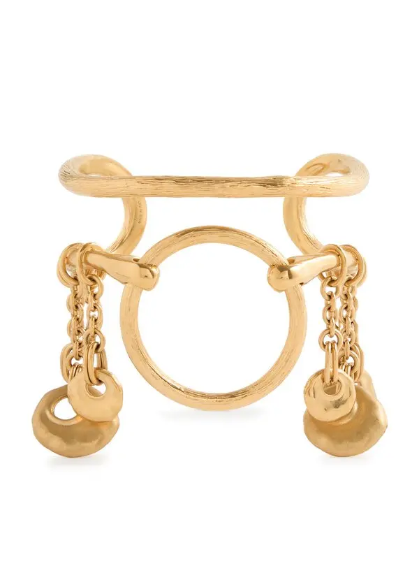 Chloé Embellished Metal Bracelet - Gold