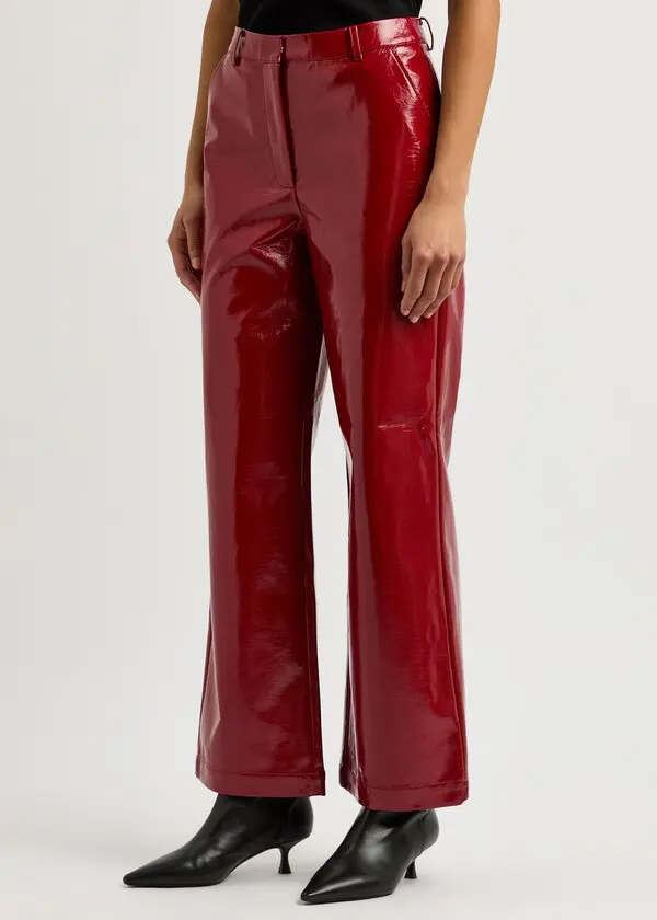 KITRI Lucienne Vinyl Trousers