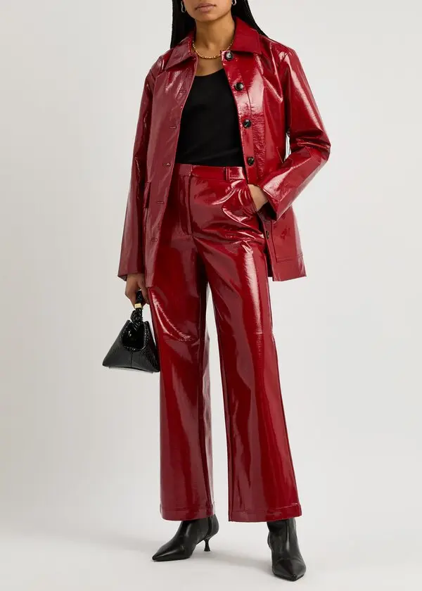 KITRI Lucienne Vinyl Trousers