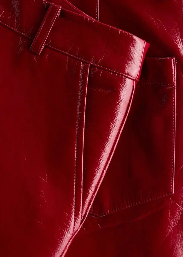 KITRI Lucienne Vinyl Trousers