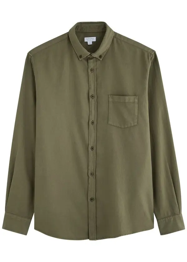Sunspel Brushed-cotton Shirt