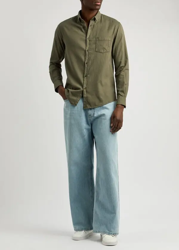 Sunspel Brushed-cotton Shirt