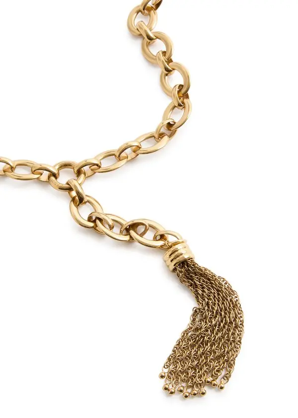 Chloé Pompoms Chain Belt