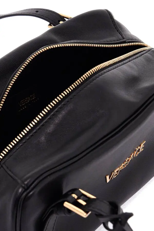 Versace Nappa Leather Bowling Bag