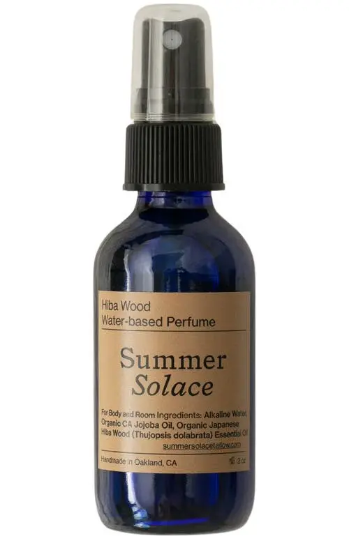SUMMER SOLACE TALLOW Hiba Wood Water-based Perfume Mist - Dark Blue