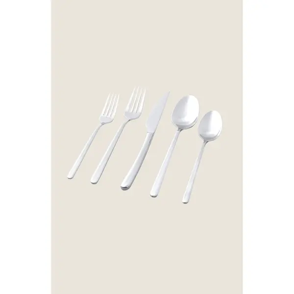 ITALIC Emilia Mirror Flatware Set - Metallic Silver