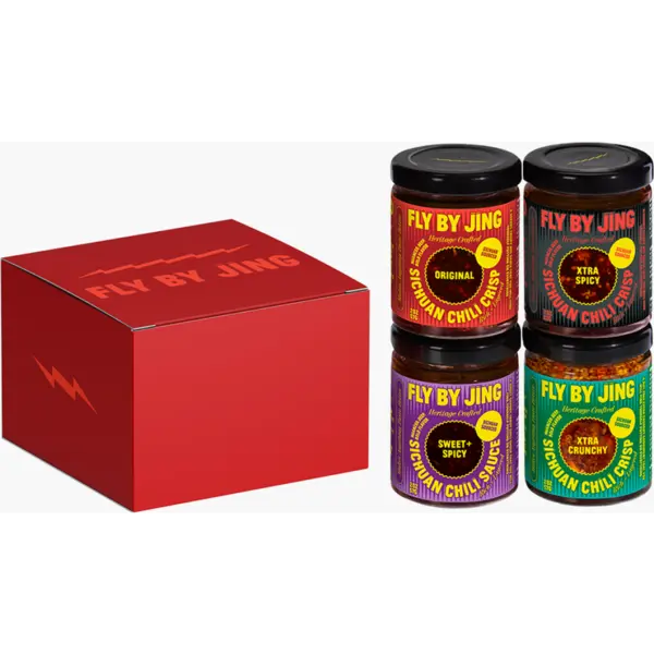 FLY BY JING Sichuan Chili Sauces Mini Sampler Set - Red