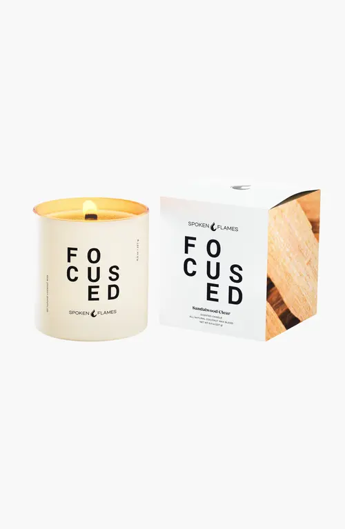 SPOKEN FLAMES Focused Candle