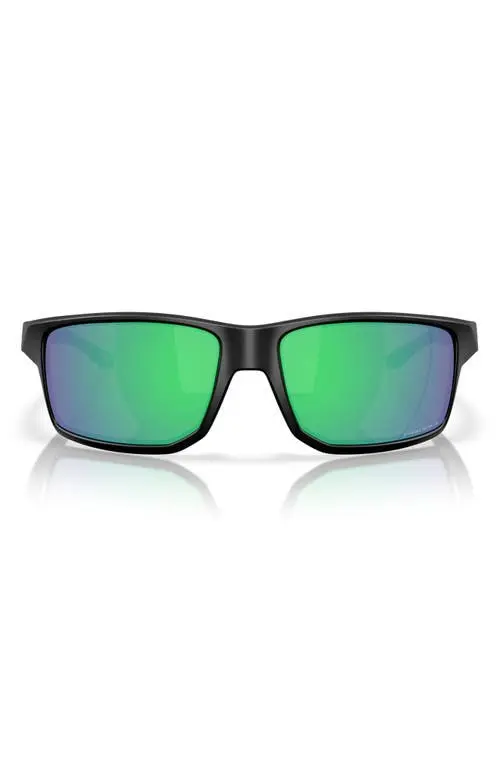 Oakley Gibston Xl 62mm Rectangular Sunglasses - Black Green