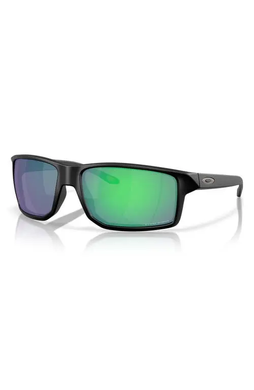 Oakley Gibston Xl 62mm Rectangular Sunglasses - Black Green
