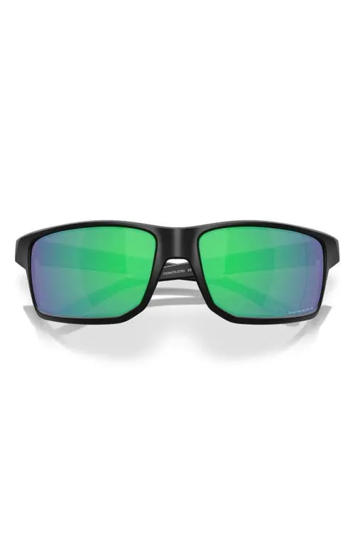 Oakley Gibston Xl 62mm Rectangular Sunglasses - Black Green