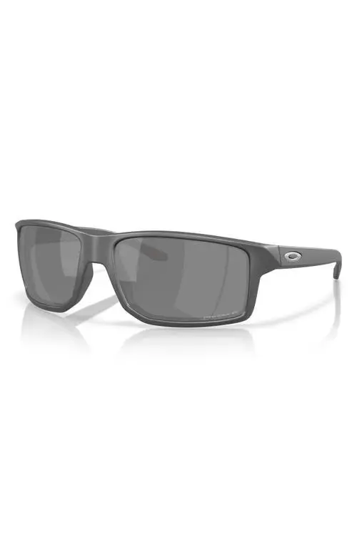 Oakley Gibston Xl Rectangular Sunglasses - Black Grey