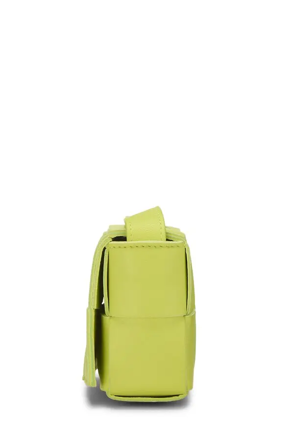 Bottega Veneta Maxi Intrecciato Candy Cassette Crossbody - Green