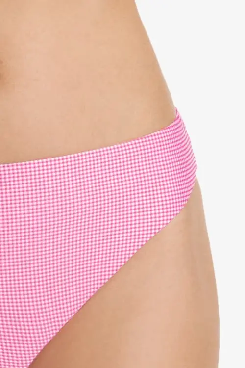 Helen Jon Classic Hipster Bikini Bottom - Pink Gingham
