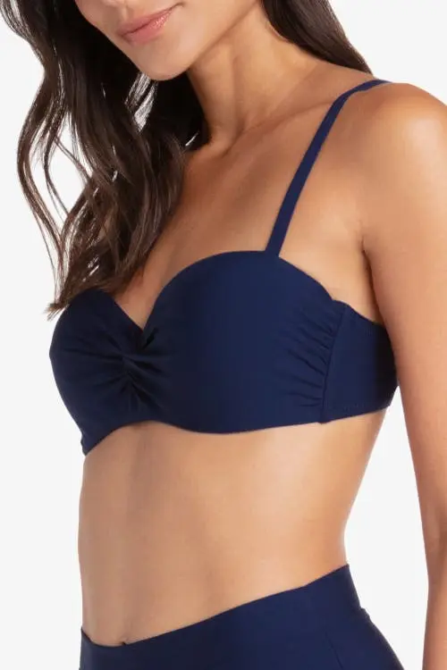 Helen Jon Twist Underwire Bra - Navy