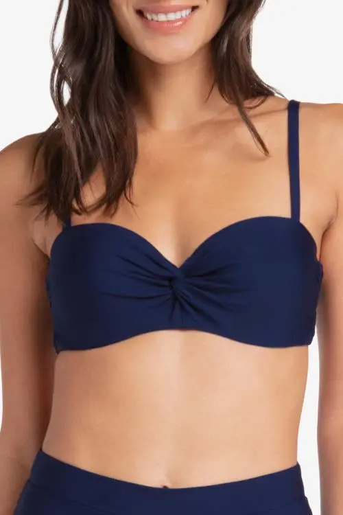 Helen Jon Twist Underwire Bra - Navy