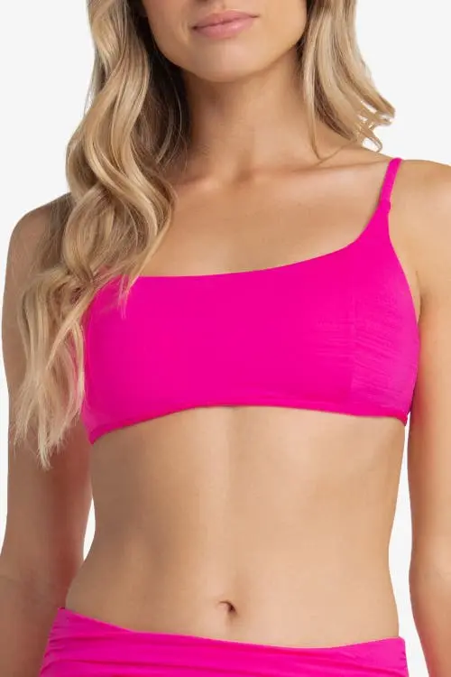 Helen Jon Ballet Bralette - Textured Lotus Pink