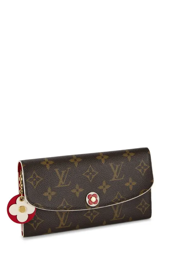 LOUIS VUITTON Monogram Canvas Blooming Flowers Emilie Wallet
