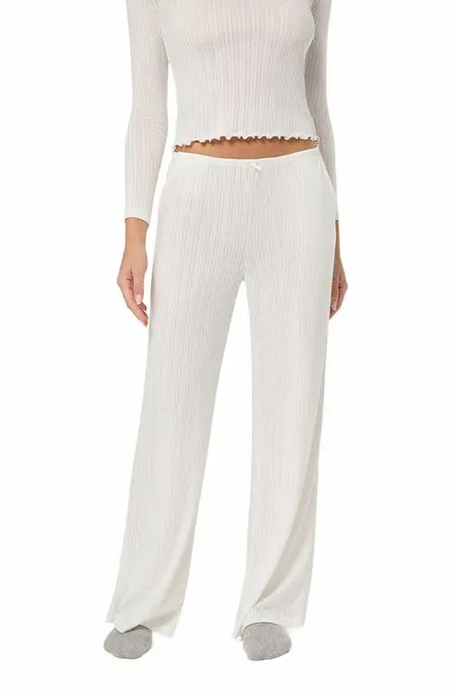 WeWoreWhat Pointelle-knit Pull-on Pants
