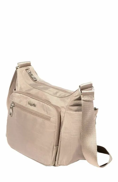 BAGGALLINI Crosstown Hobo Crossbody Bag - Moonrock