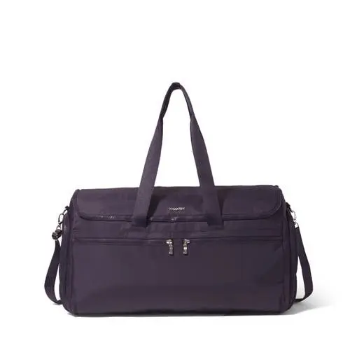 BAGGALLINI Madison 2-in-1 Garment Duffel Bag - Deep Grape Twill