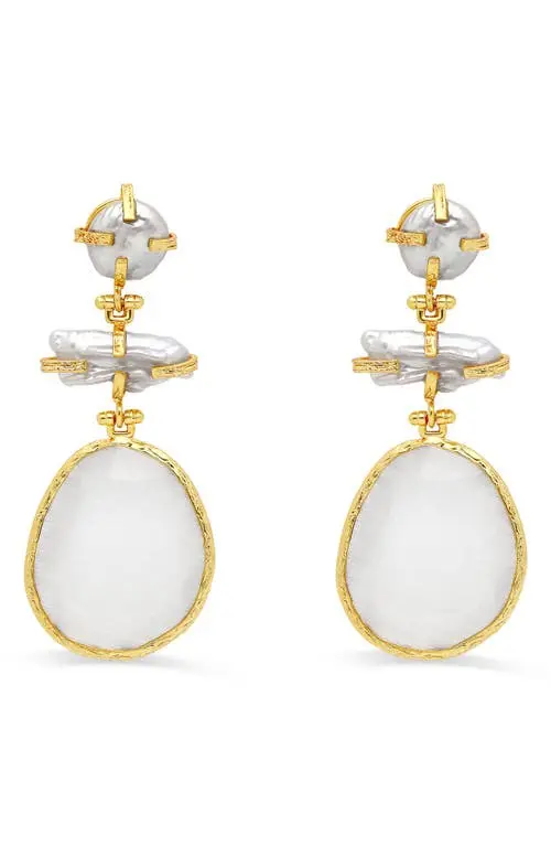 V.BELLAN Siena Drop Earrings - Gold