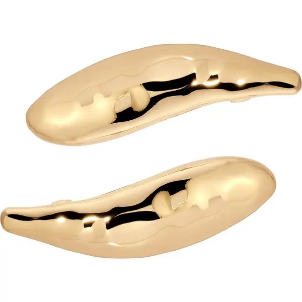 Ettika Metal Barrettes 2 Pack - Gold