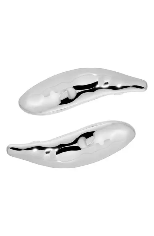 Ettika Metal Barrettes 2 Pack - Silver