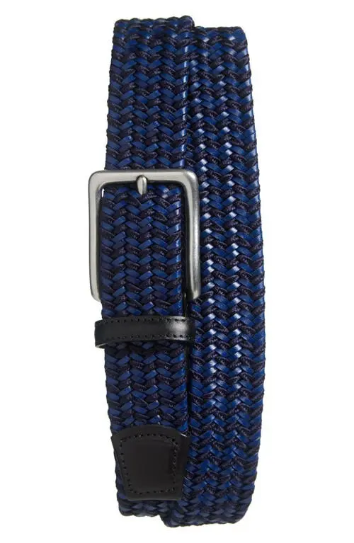 Torino Braided Belt - Navy
