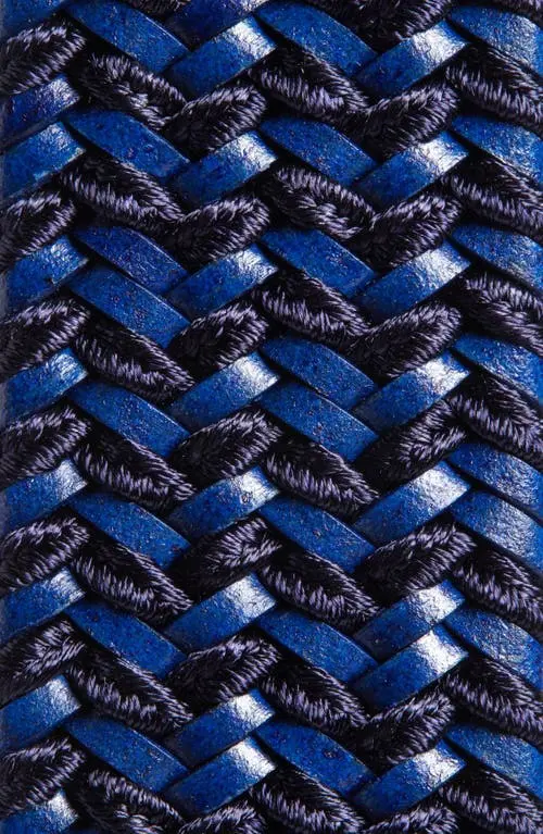 Torino Braided Belt - Navy