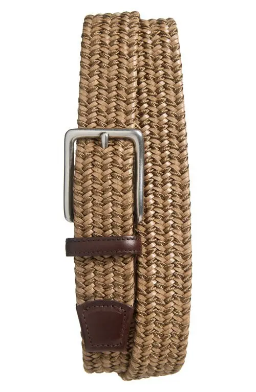 Torino Braided Belt - Taupe