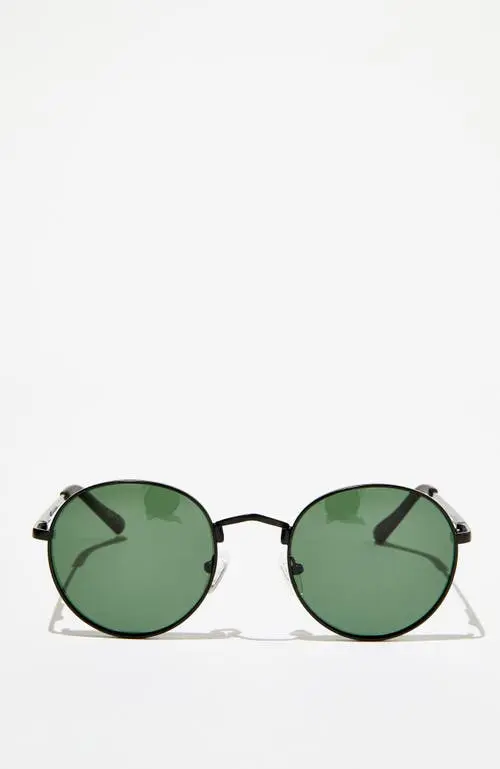 COTTON ON Bellbrae Polarized Sunglasses - Black Black Green