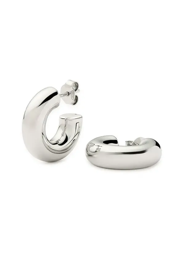 MISSOMA Medium Sterling Hoop Earrings - Silver