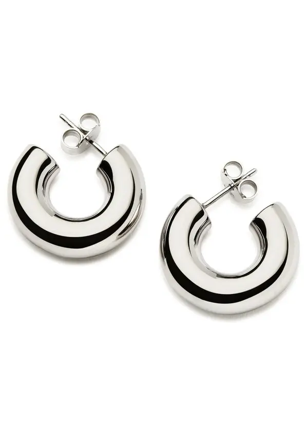 MISSOMA Medium Sterling Hoop Earrings