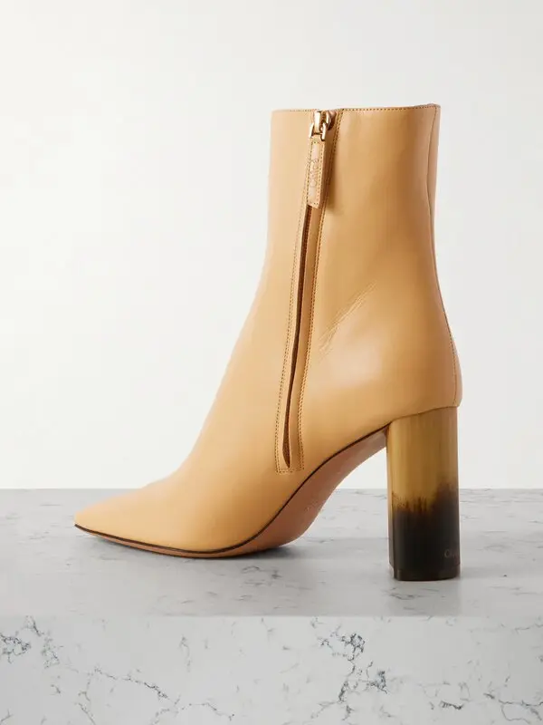 Chloé Georgia Leather Ankle Boots