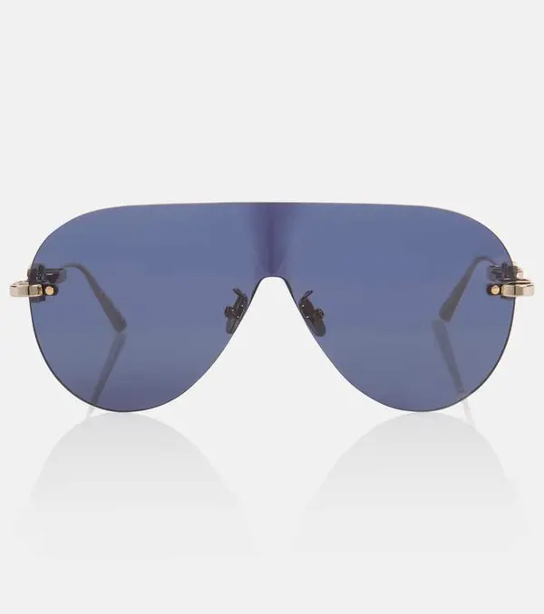 Dior Cd Chain M2u Mask Sunglasses - Blue